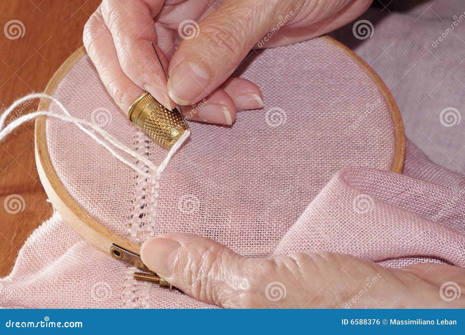 Embroidery stock photo. Image of thread, embroidering - 6588376