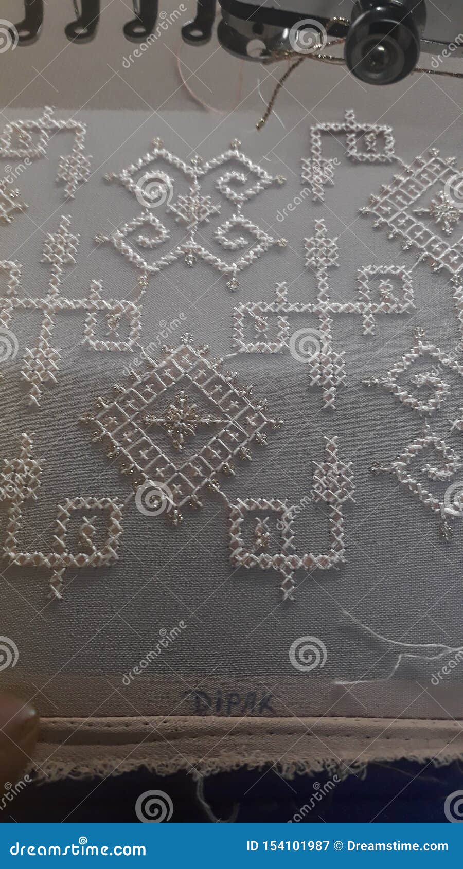 Embroidery Design Machines India Stock Image - Image of embroidery ...