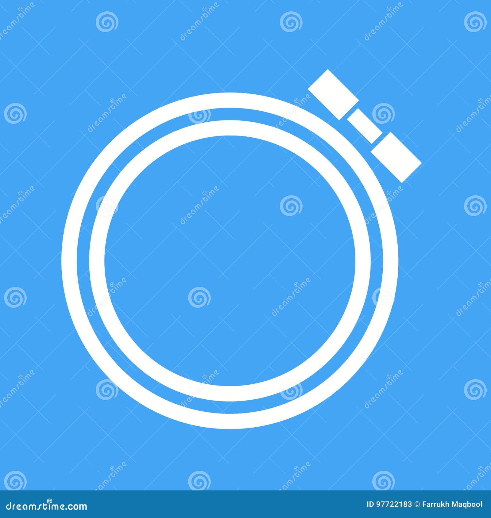 Embroidery Hoop stock vector. Illustration of vector - 97722183