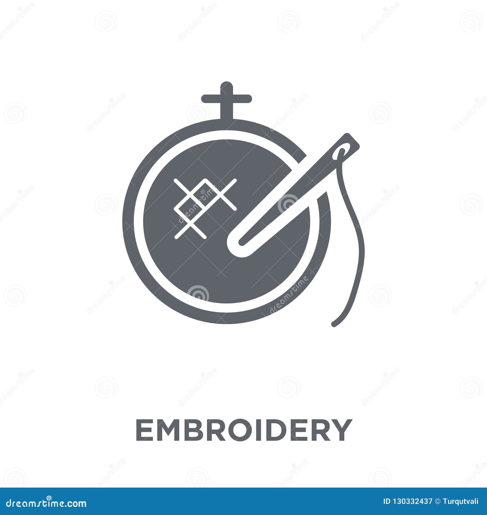 Embroidery Icon From Sew Collection Stock Vector Illustration Of