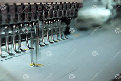 Embroidery machine stock image. Image of industry, design - 6178721