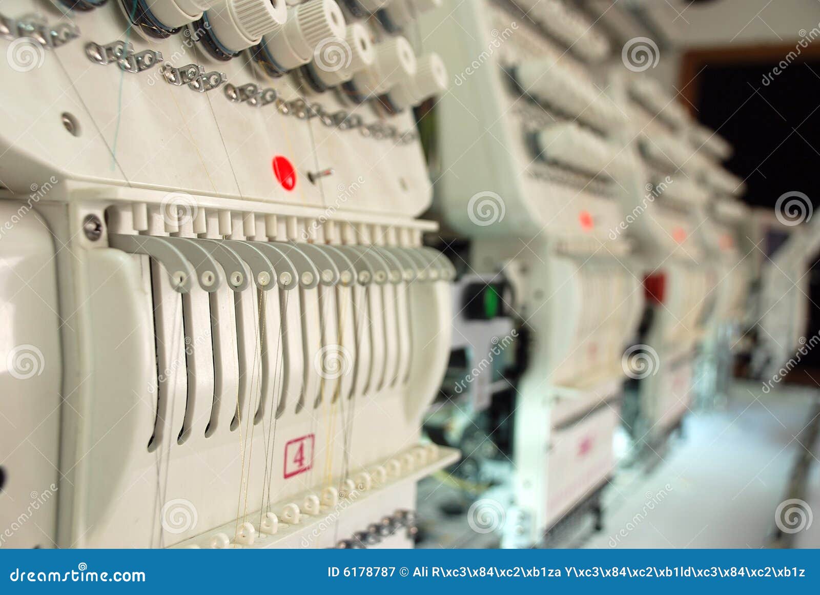 Embroidery machine stock image. Image of engine, weaving - 6178787
