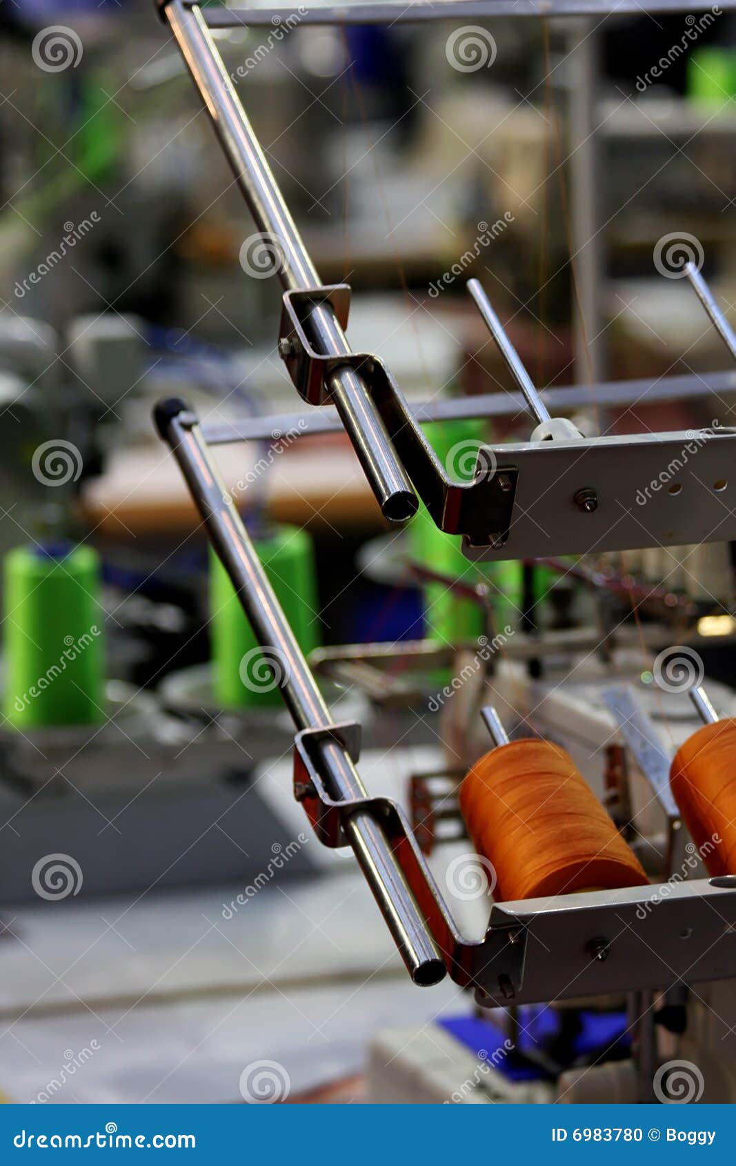 Embroidery machine stock photo. Image of factory, machinery - 6983780