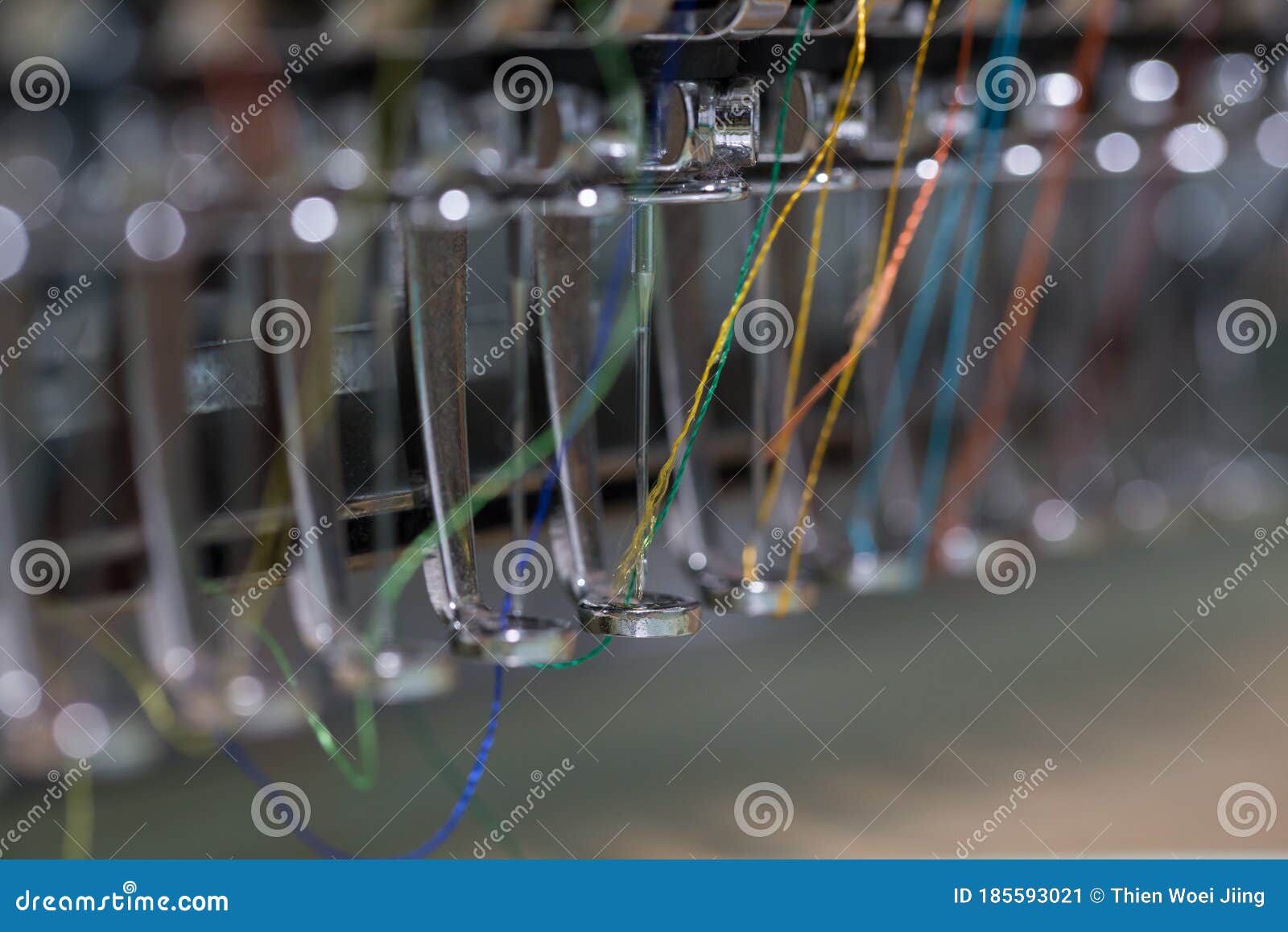 Embroidery Machine Needle in Textile Industry at Garment Manufacturers ...