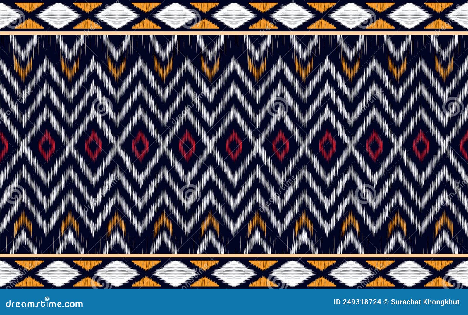 Embroidery Pattern Vector, Geometric Ethnic Graphic Antique Background ...