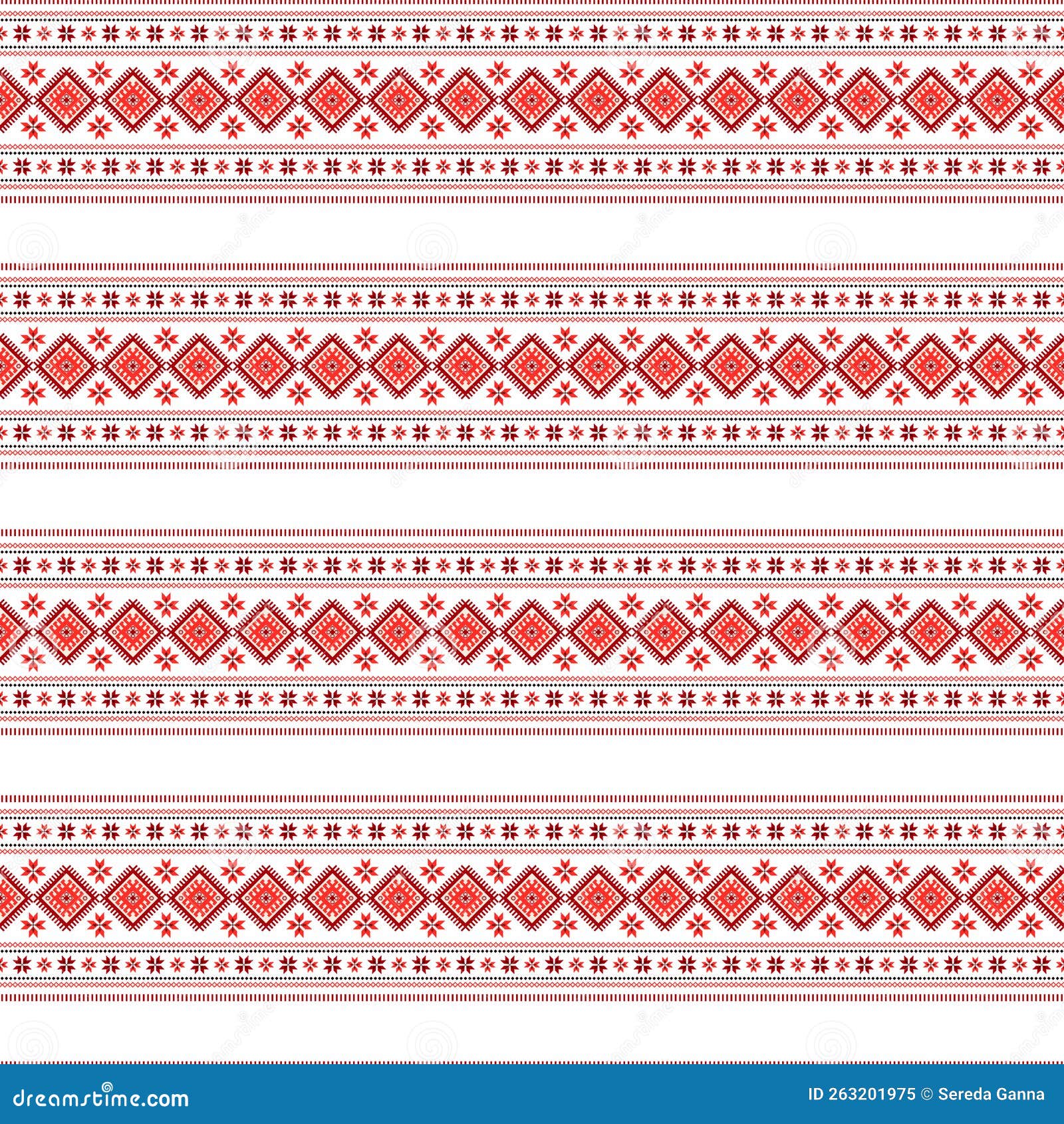 Embroidery Seamless Pattern Flower Stock Vector - Illustration of style ...