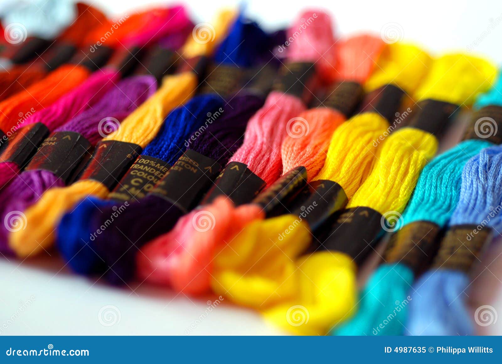 Embroidery Skeins stock image. Image of thread, colourful - 4987635