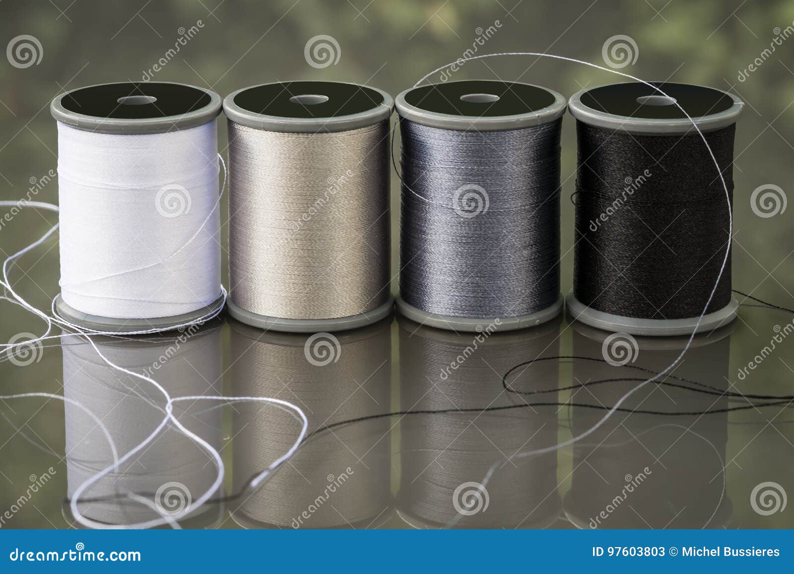 Embroidery thread reels stock image. Image of close, orange - 97603803
