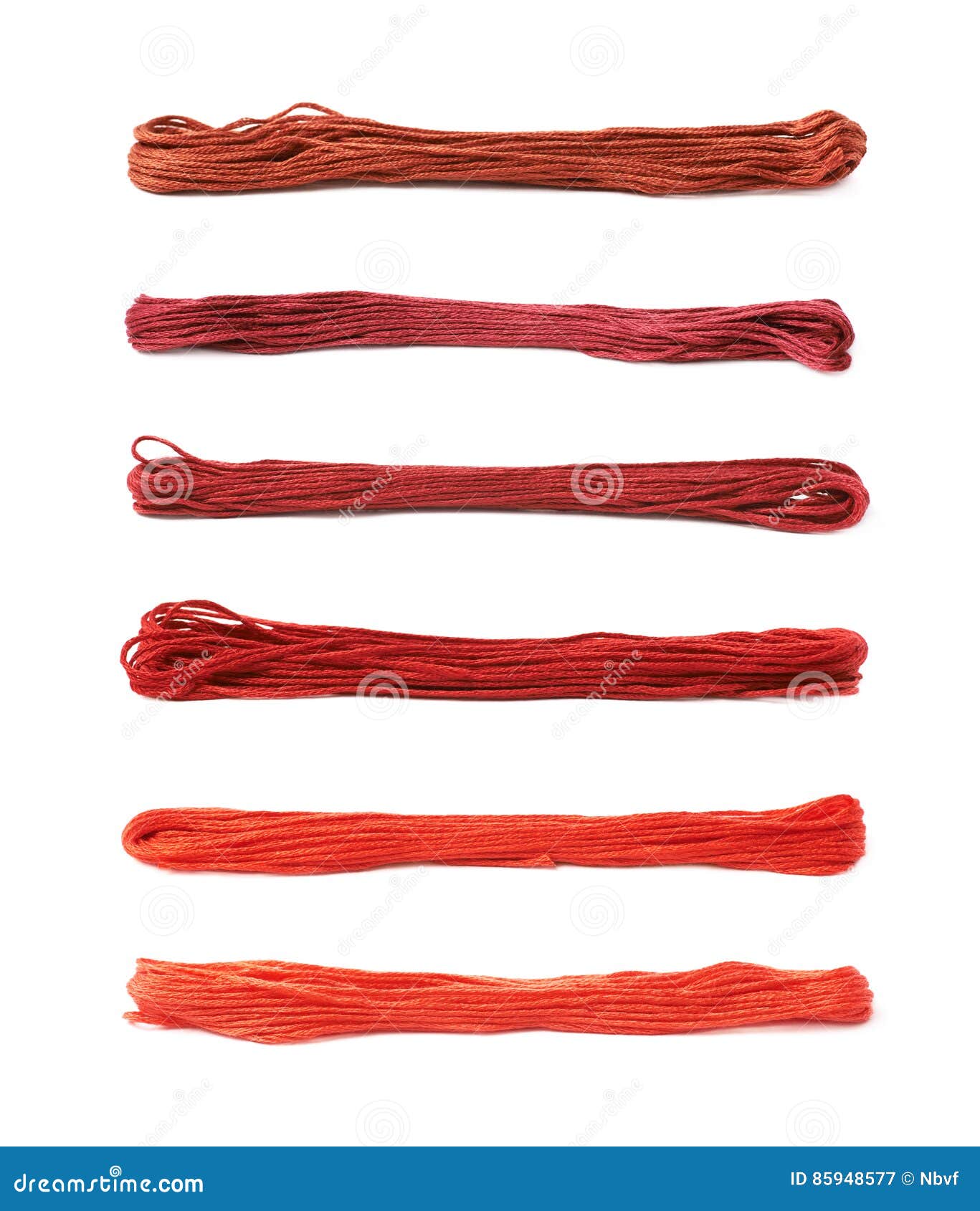 Embroidery Thread Yarn Isolated Stock Image - Image of bundle, object ...