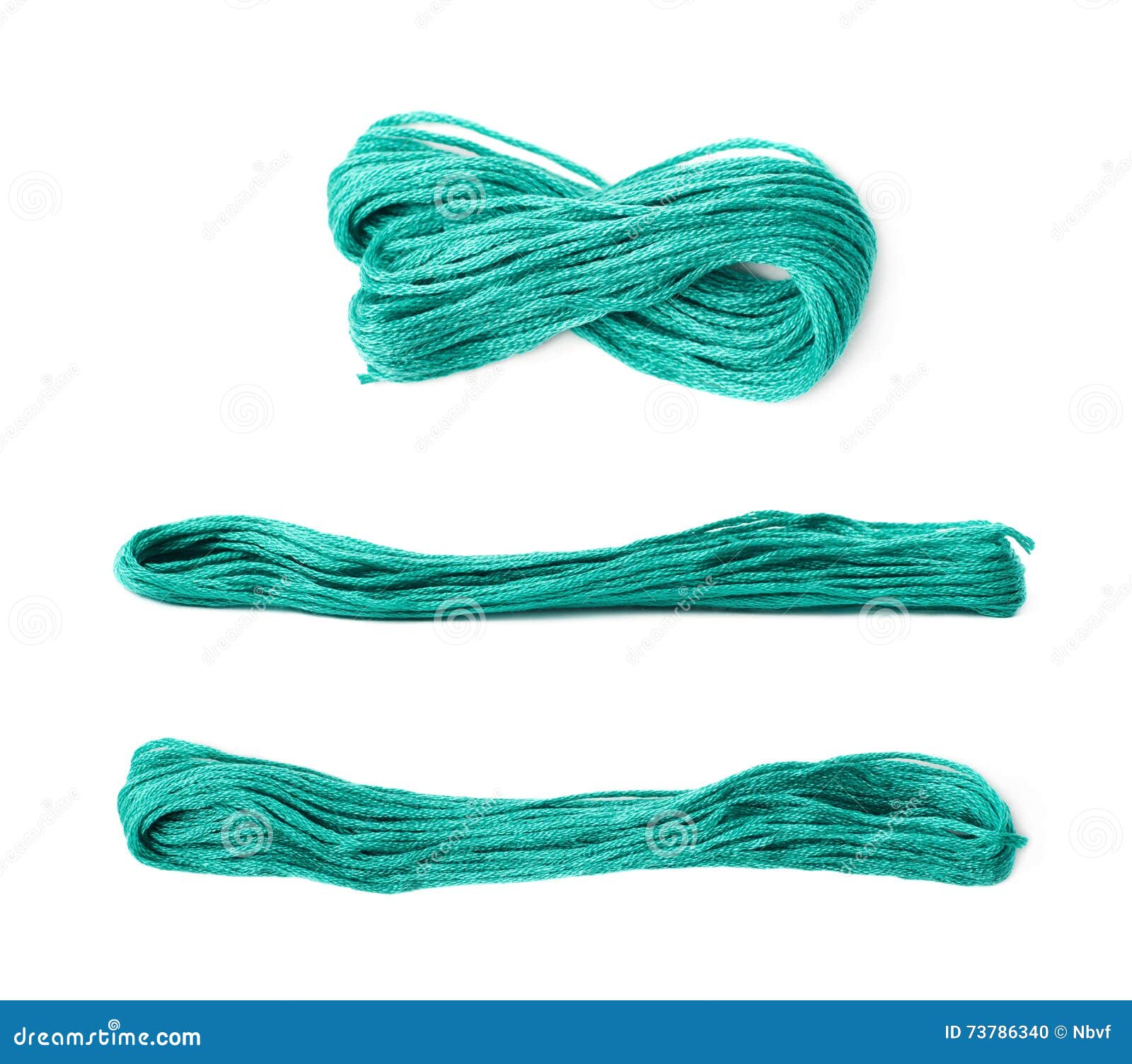 Embroidery Thread Yarn Isolated Stock Photo - Image of bundle, multi ...