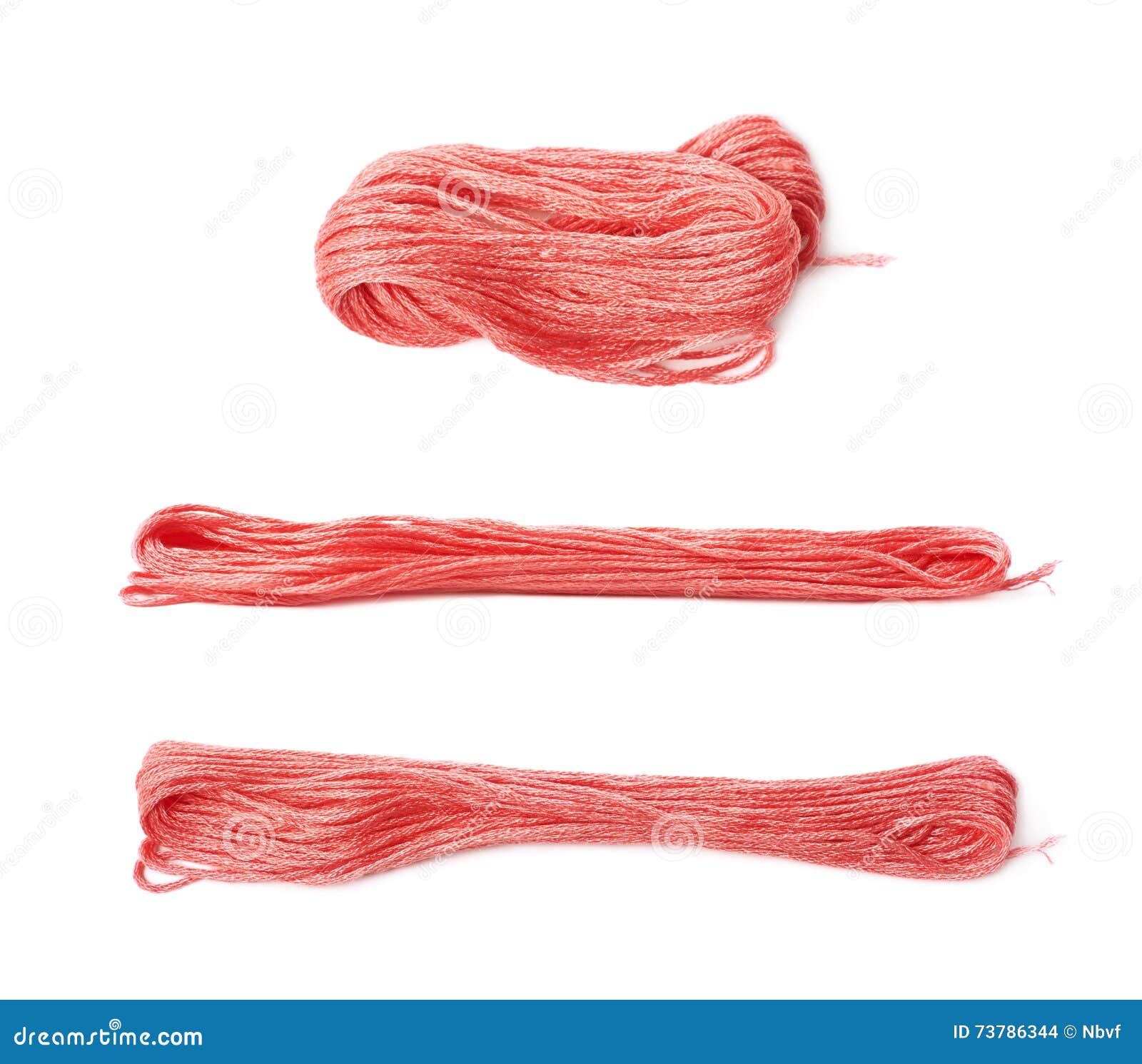 Embroidery Thread Yarn Isolated Stock Photo - Image of fashion, rope ...