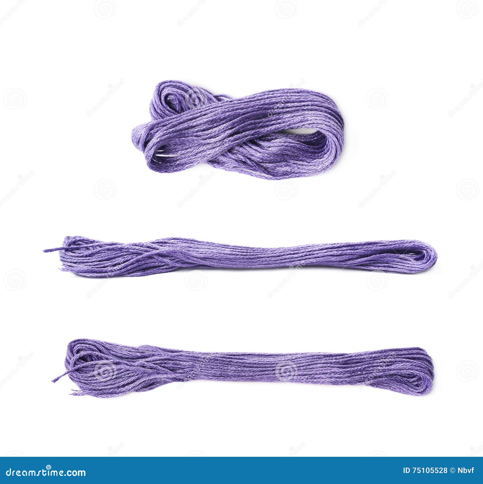 Embroidery Thread Yarn Isolated Stock Photo - Image of color, colored ...