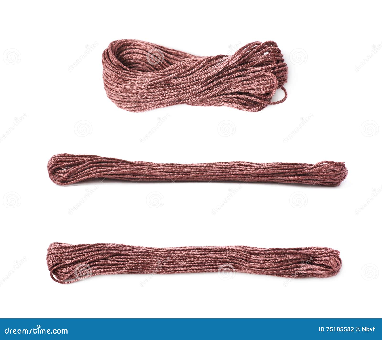 Embroidery Thread Yarn Isolated Stock Photo - Image of collection ...