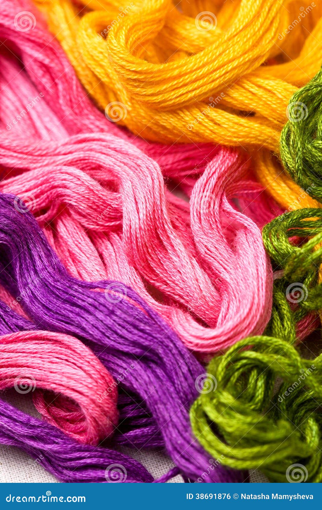 Embroidery threads stock photo. Image of craft, colors - 38691876