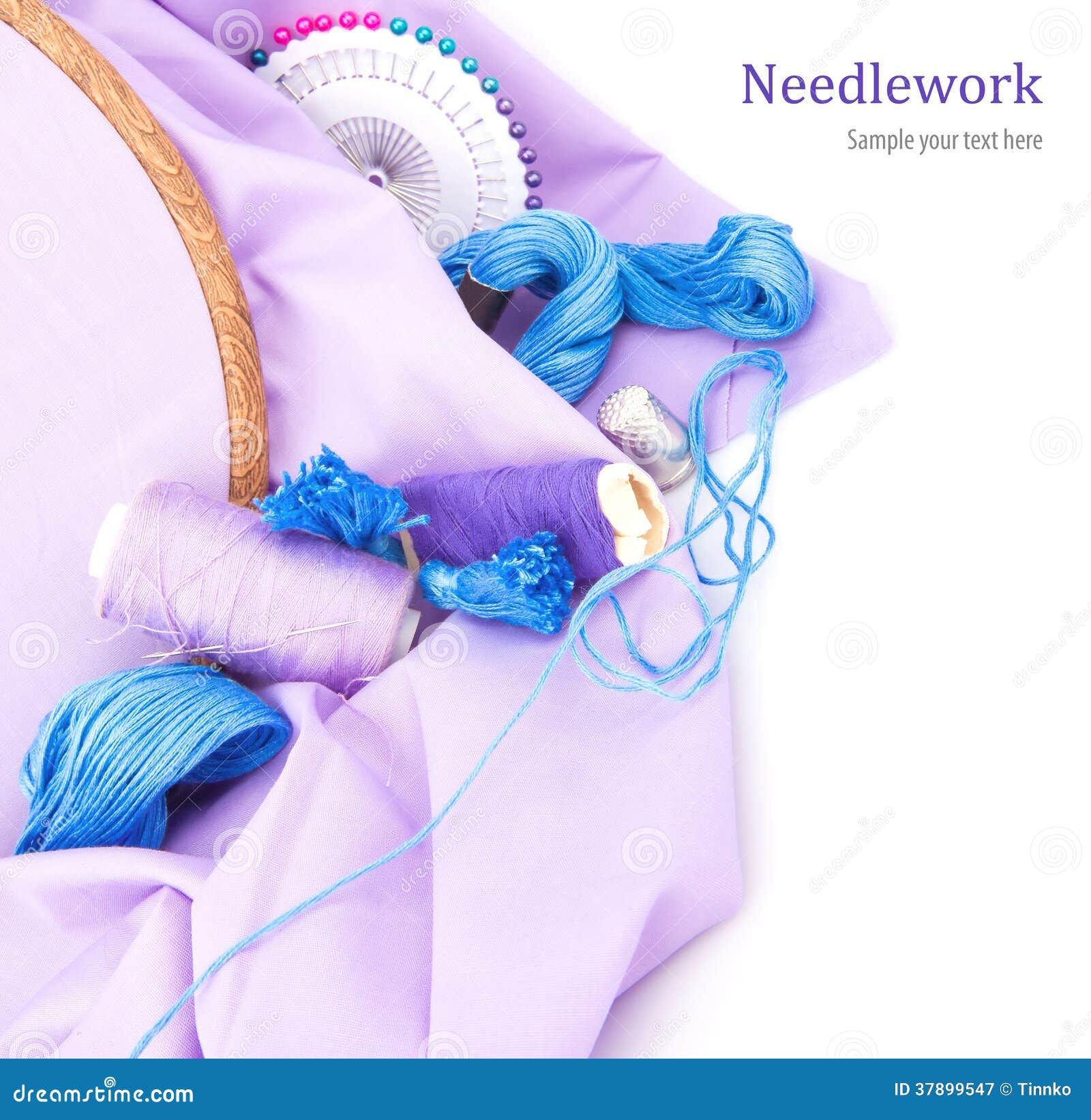 Embroidery tools stock image. Image of homemade, industry - 37899547