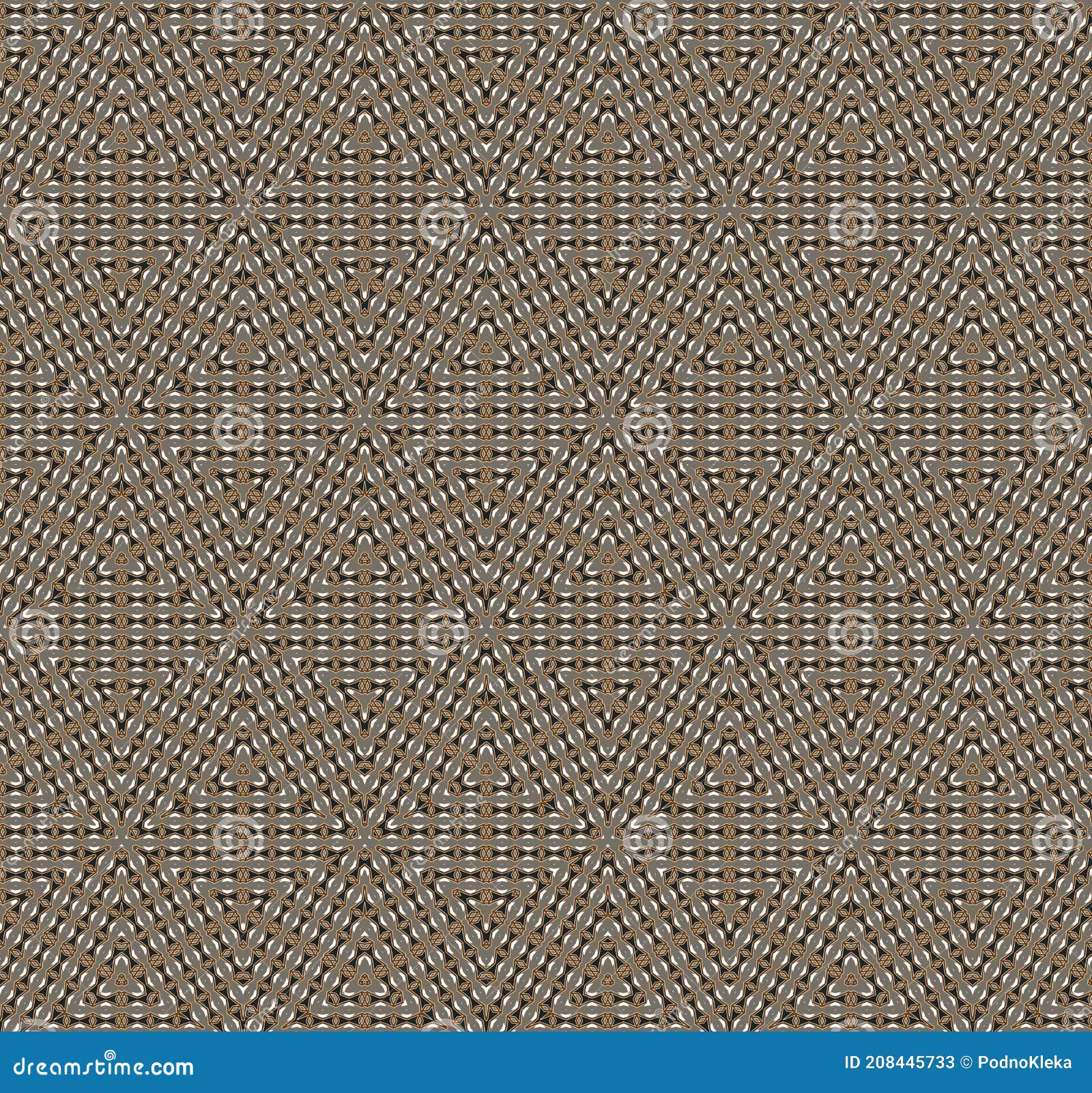 Embroidery Triangle Stitching Luxury Geometric Fabric Pattern.Vector ...