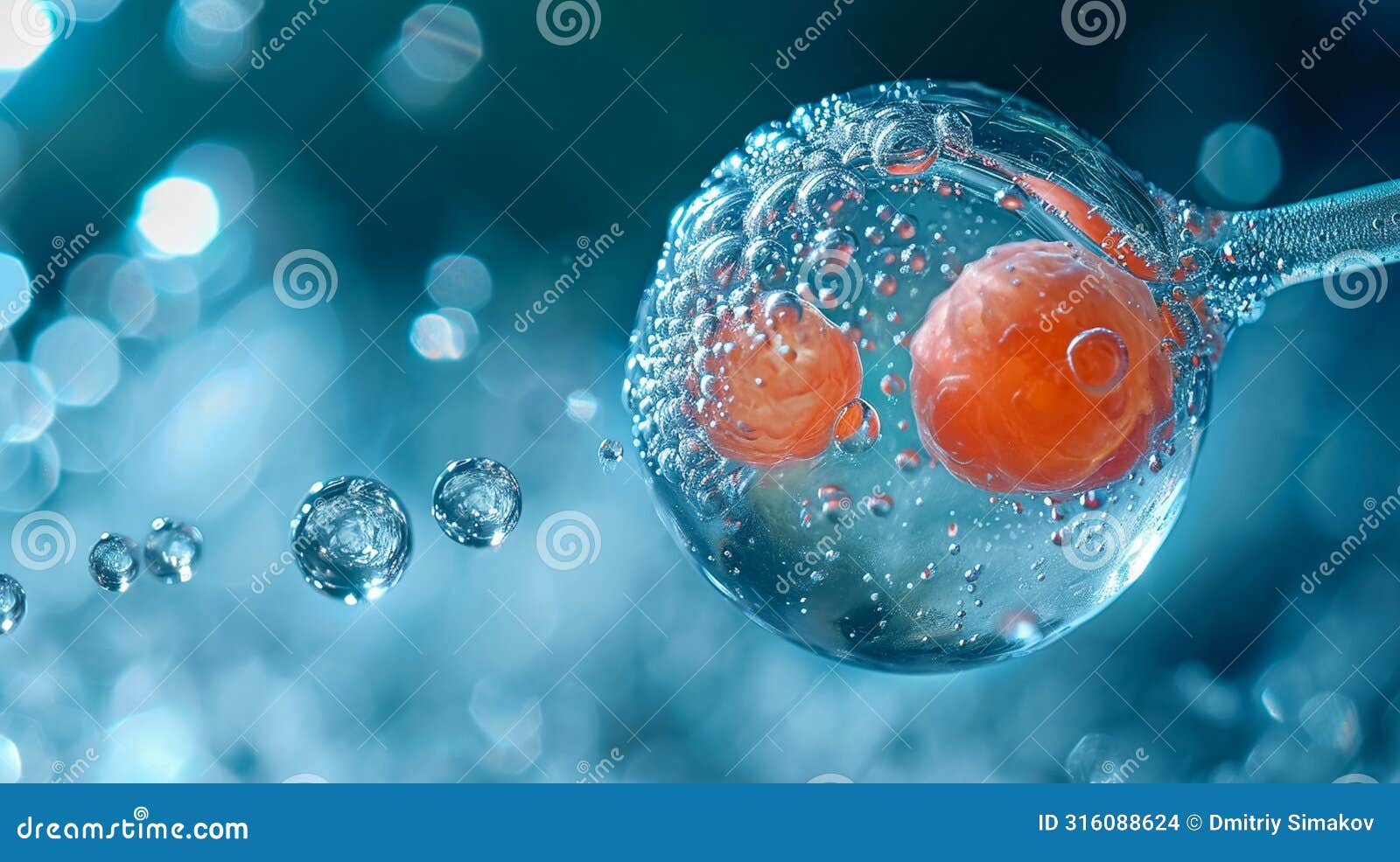 Embryo fertilisation in a stock photo. Image of advanced - 316088624
