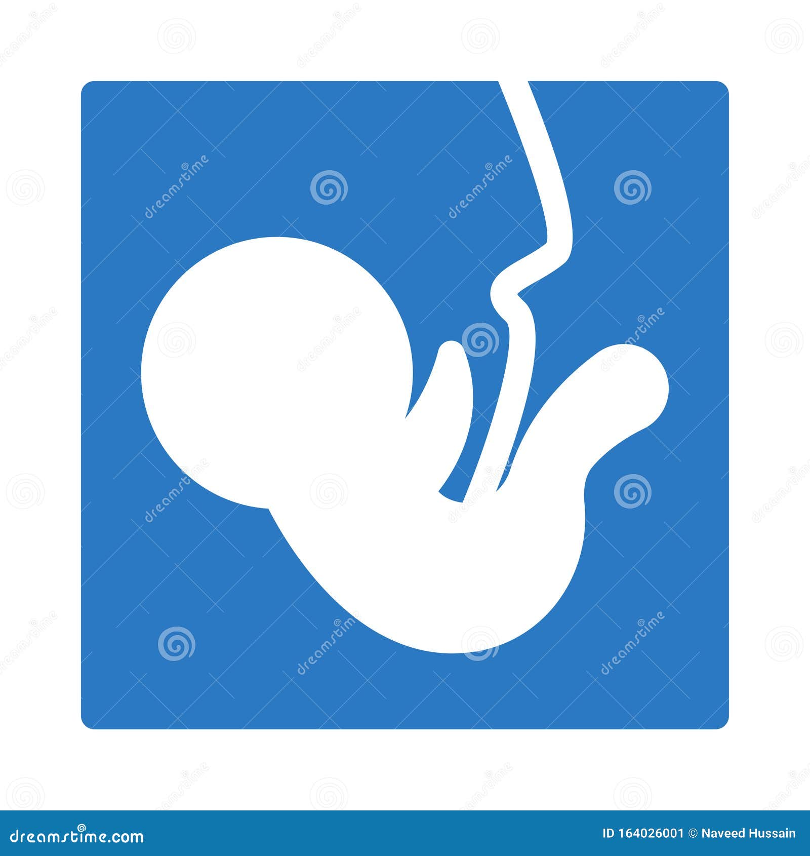 Embryo Vector Glyph Color Icon Stock Vector - Illustration of body ...