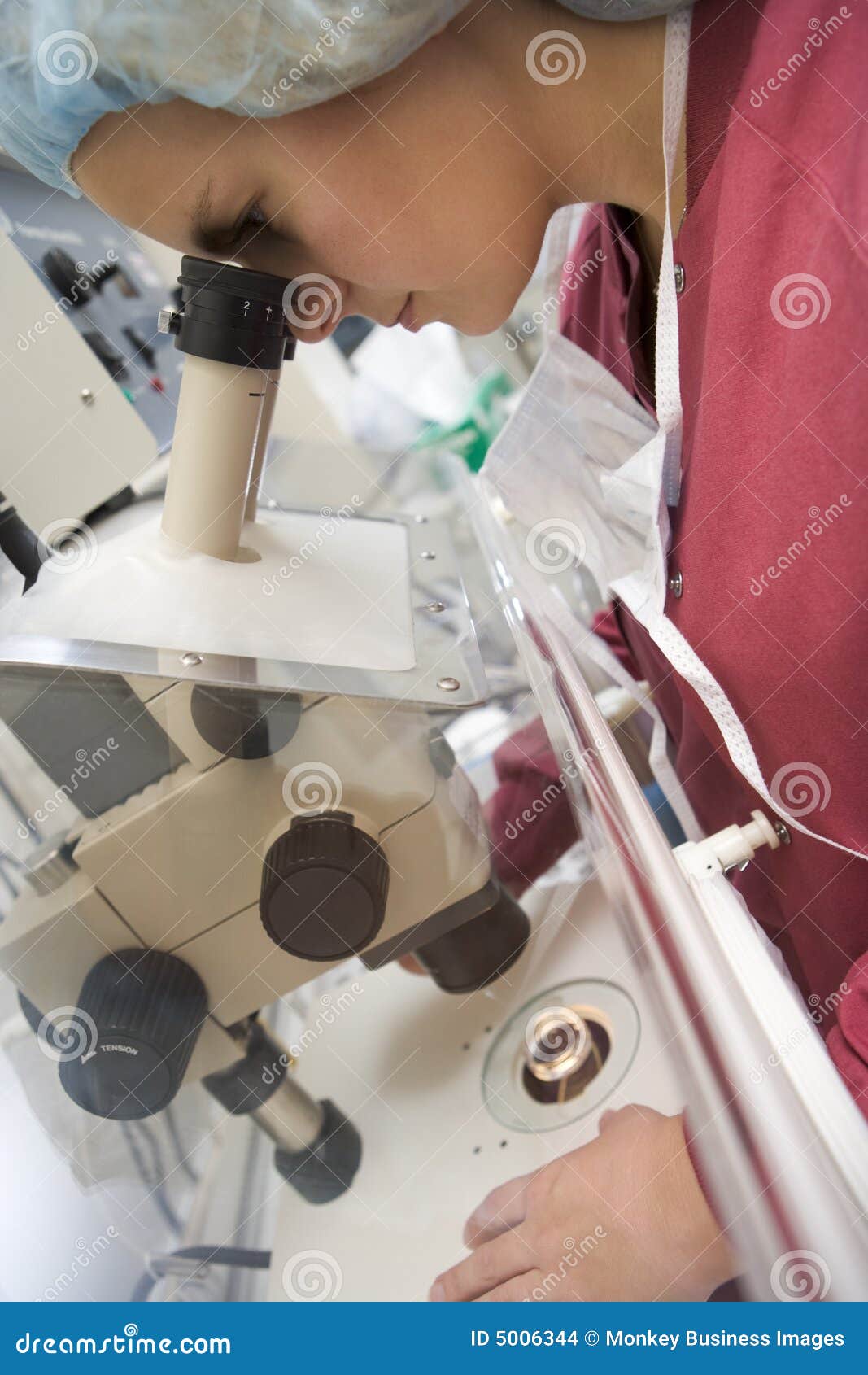 Embryologist Adding Sperm To Eggs Stock Photo - Image of indoors ...