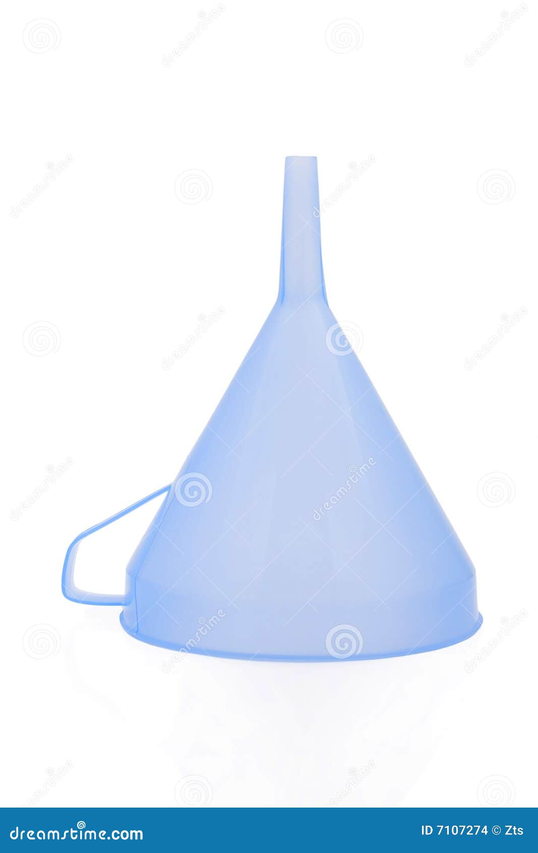 Embudo azul foto de archivo. Imagen de nadie, fondo, embudo - 7107274