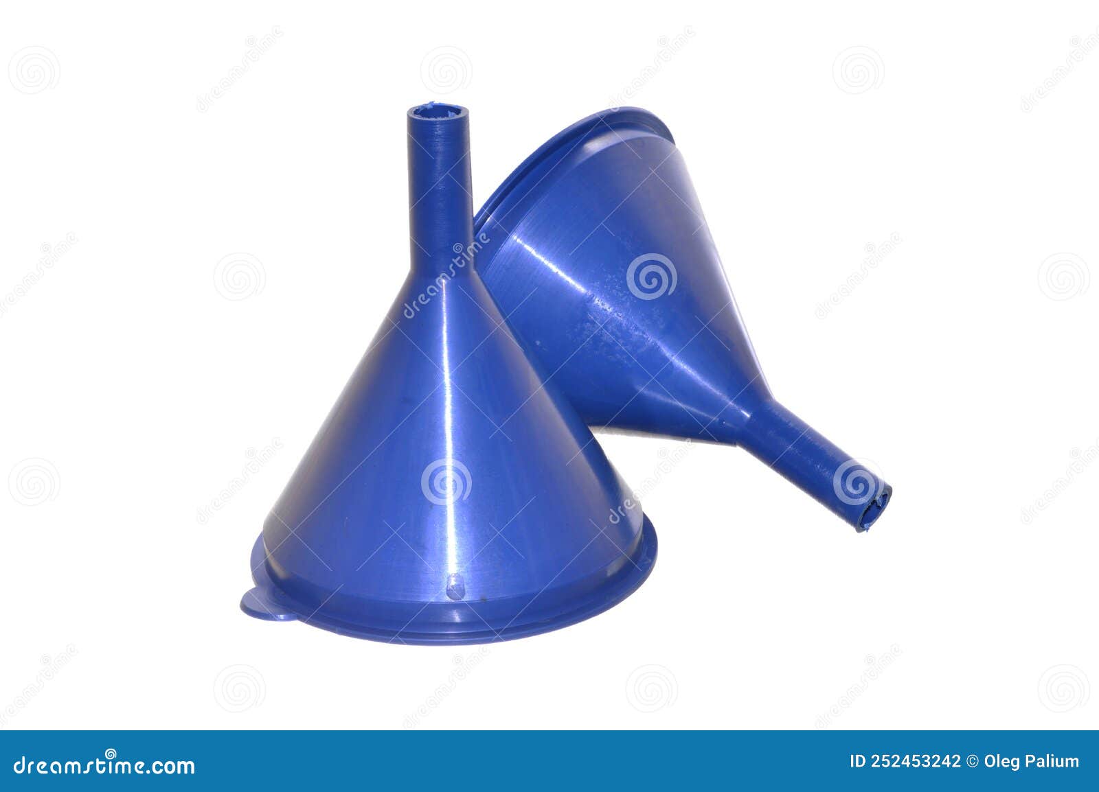 Embudo De Botella Aislado En Fondo Blanco Foto de archivo - Imagen de ...