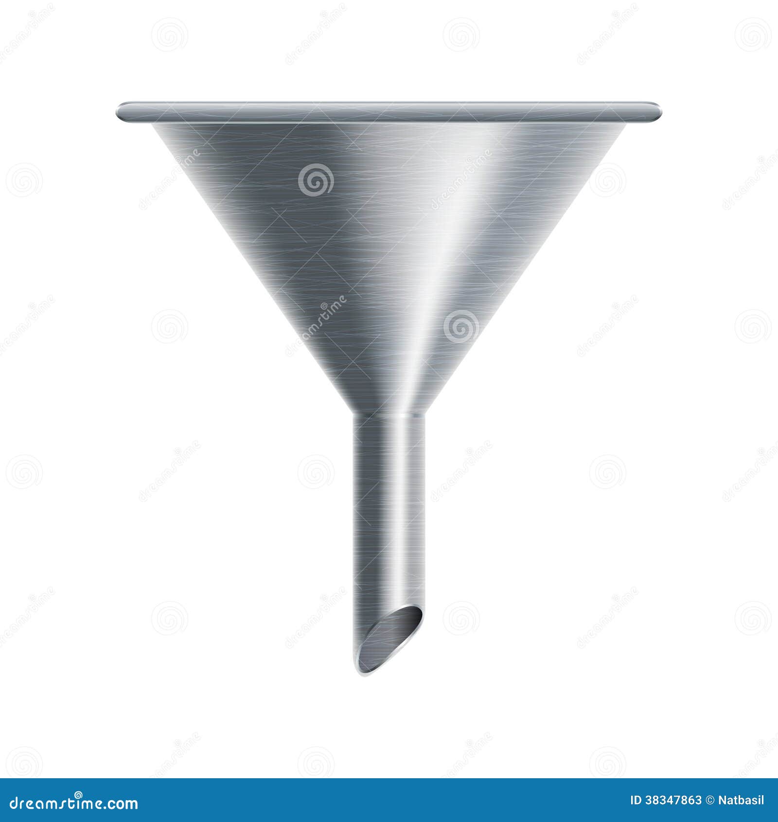 Embudo Metálico Fotos de archivo - Imagen: 38347863