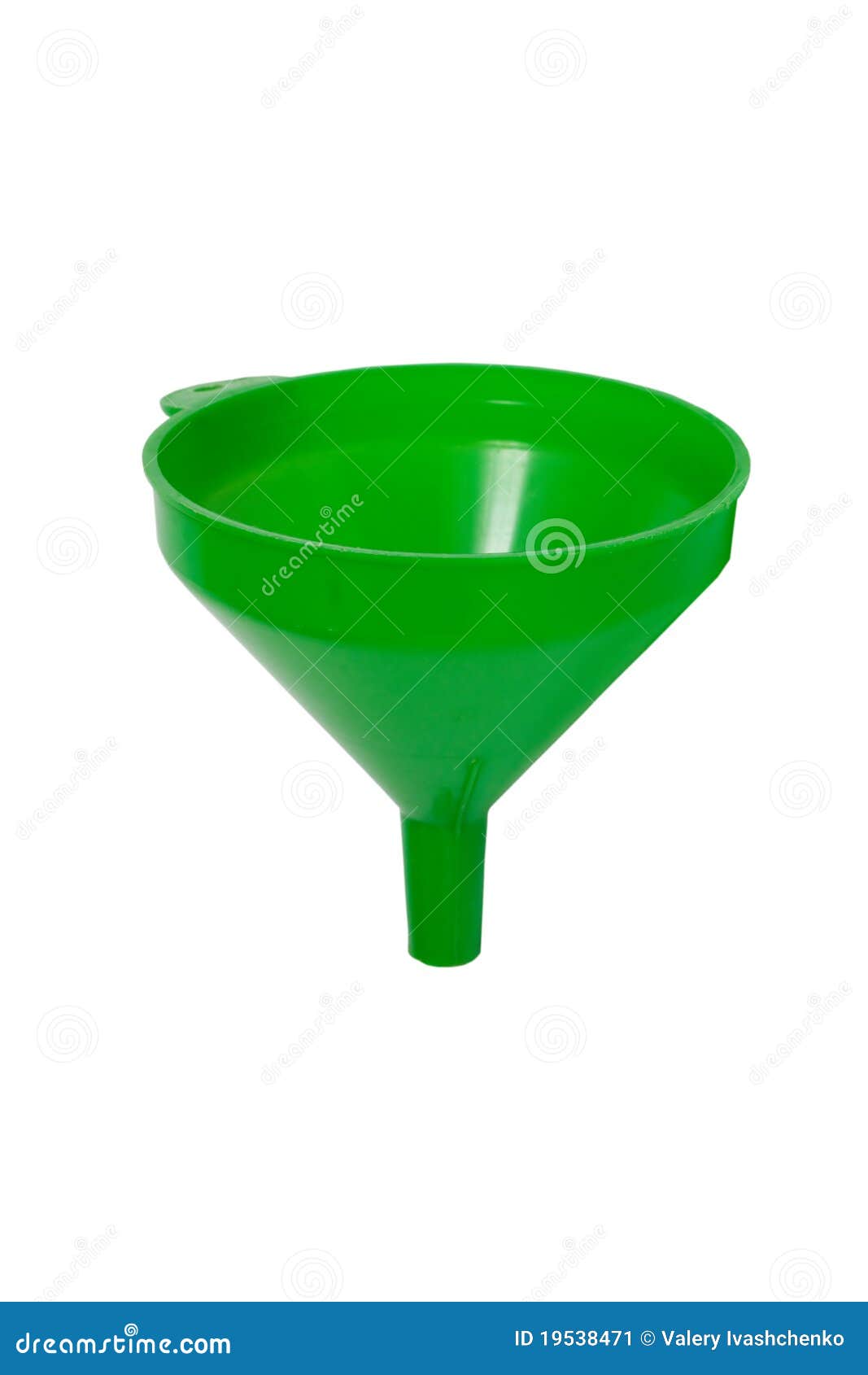 Embudo verde imagen de archivo. Imagen de verde, aislado - 19538471