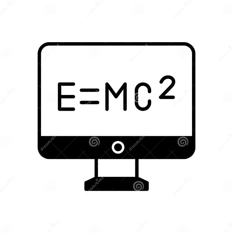 Emc2 Vector Icon Which Can Easily Modify or Edit. Stock Vector - Illustration of easily, emc2 ...