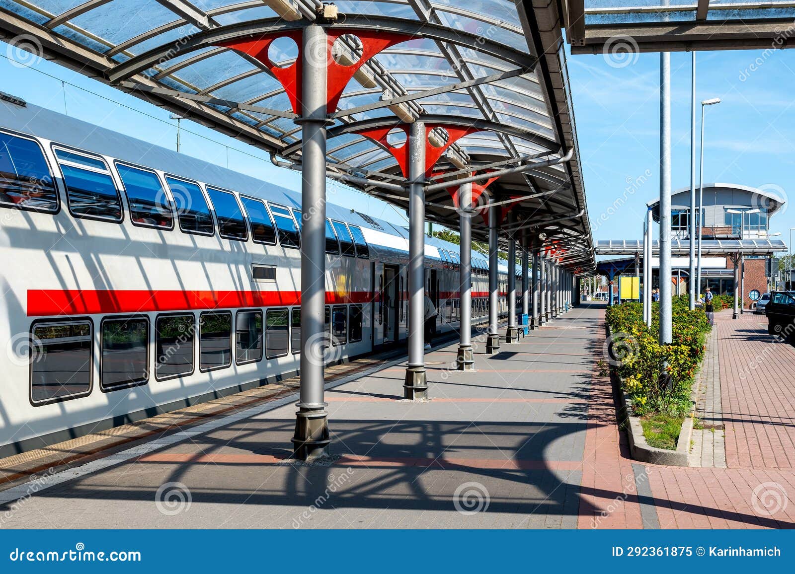 New Ic Train from the Deutsche Bahn in Emden Station, Germany Editorial ...