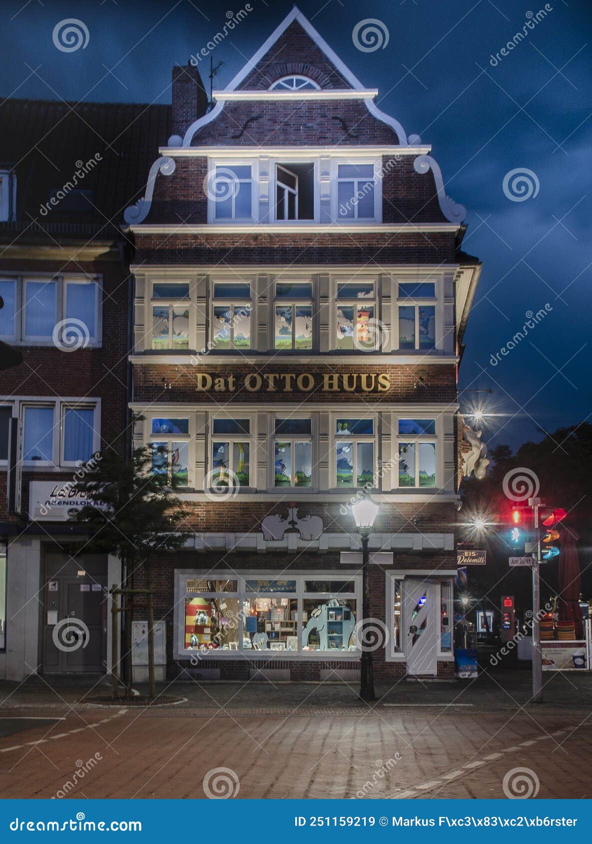 The Otto-Huus in the Inner City of Emden Editorial Stock Image - Image ...