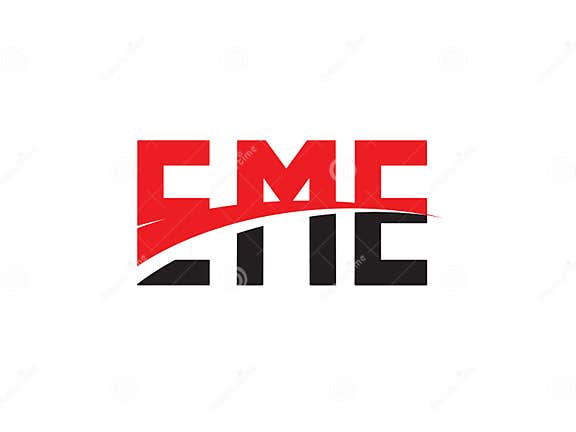 EME Letter Initial Logo Design Vector Illustration Stock Vector ...