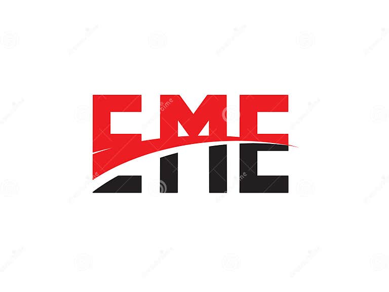 EME Letter Initial Logo Design Vector Illustration Stock Vector ...