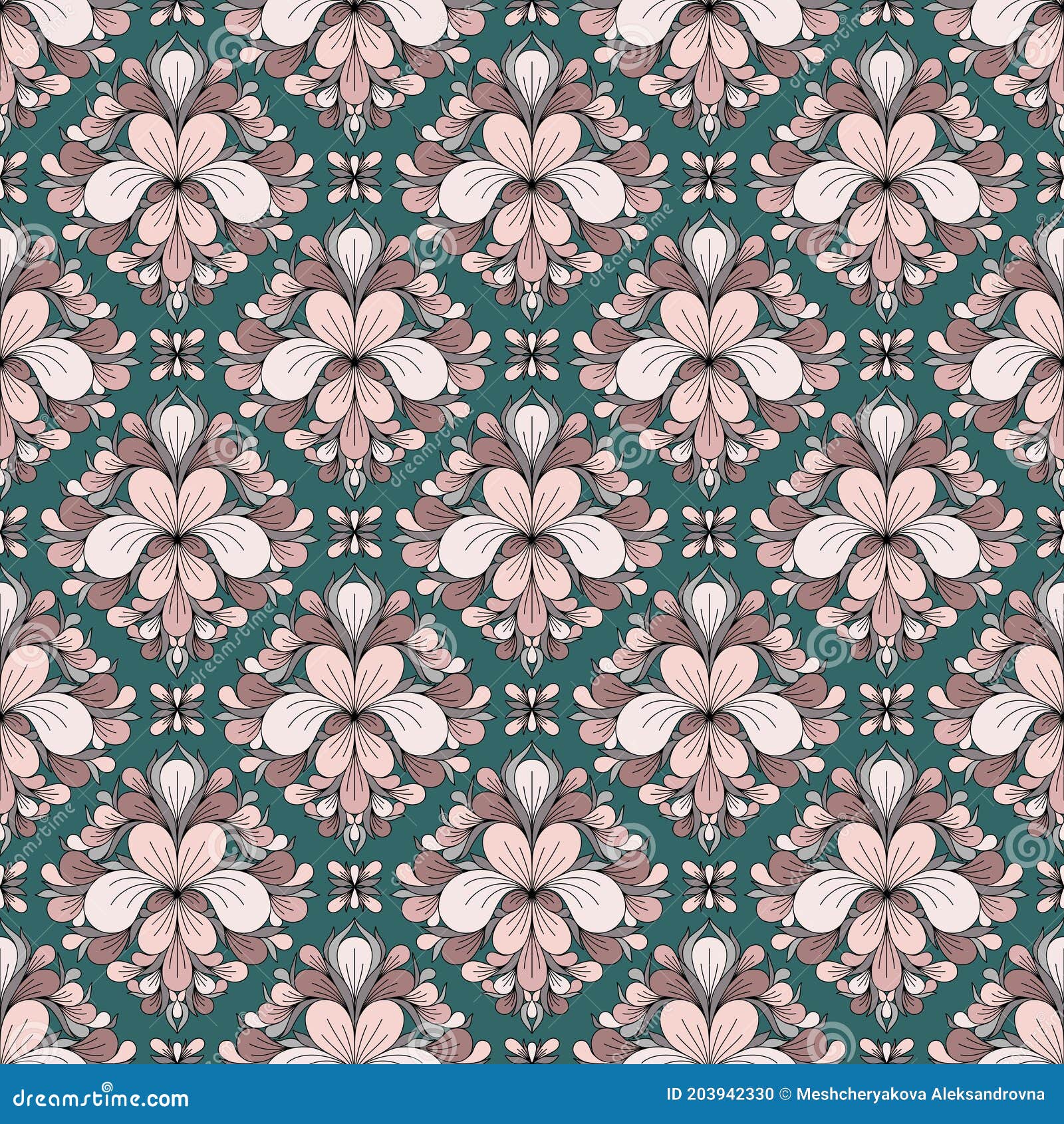 Seamless Emerald Forest Moss Pattern Royalty-Free Stock Photo | CartoonDealer.com #281244009