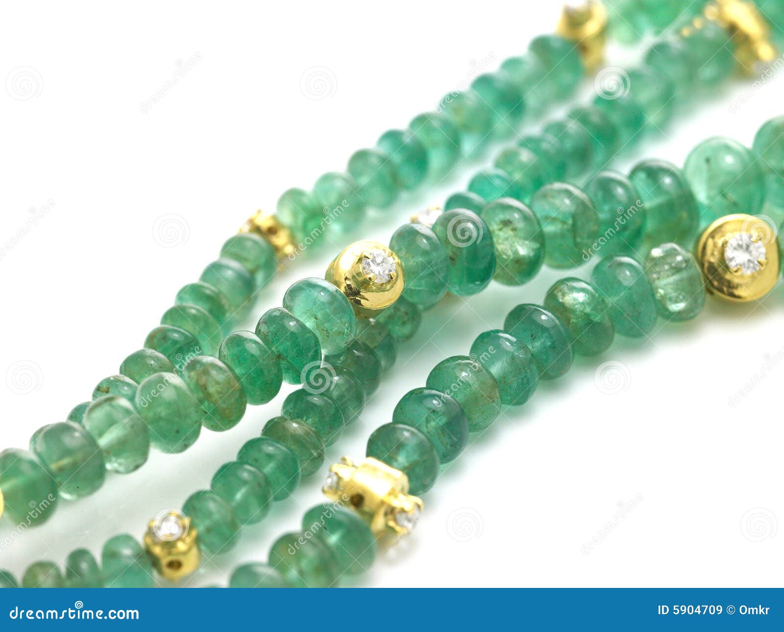 Emerald chain stock image. Image of ornaments, prosperity - 5904709