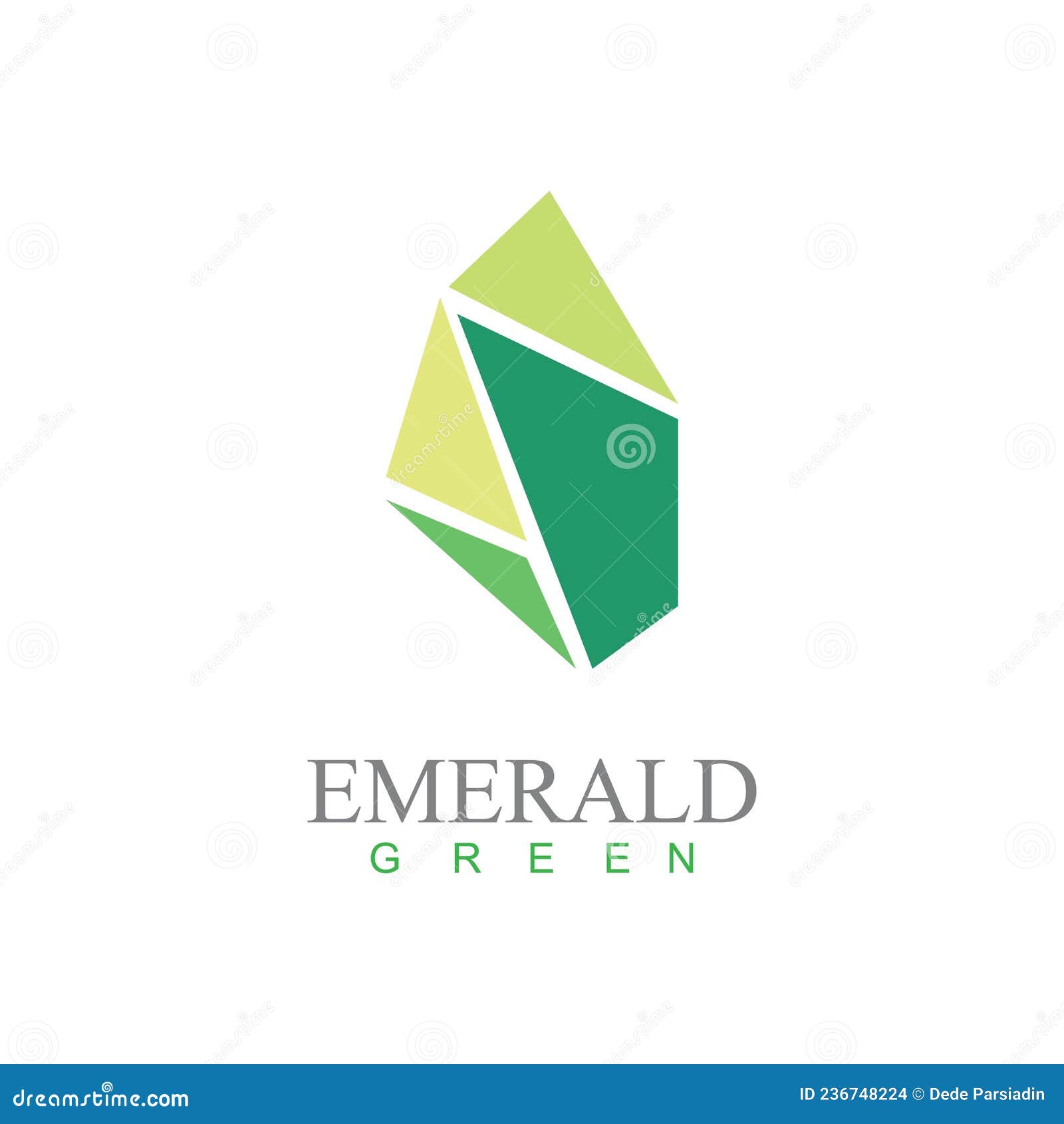 Emerald Diamond Logo Vector Icon Illustration Stock Vector ...