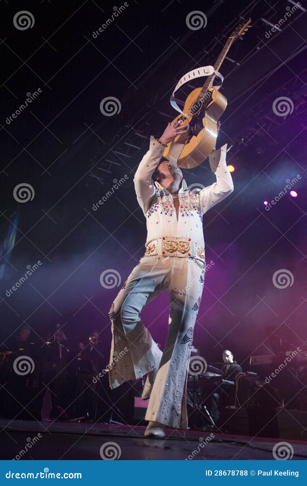 Emerald Elvis/Guitar hero editorial stock photo. Image of ireland ...