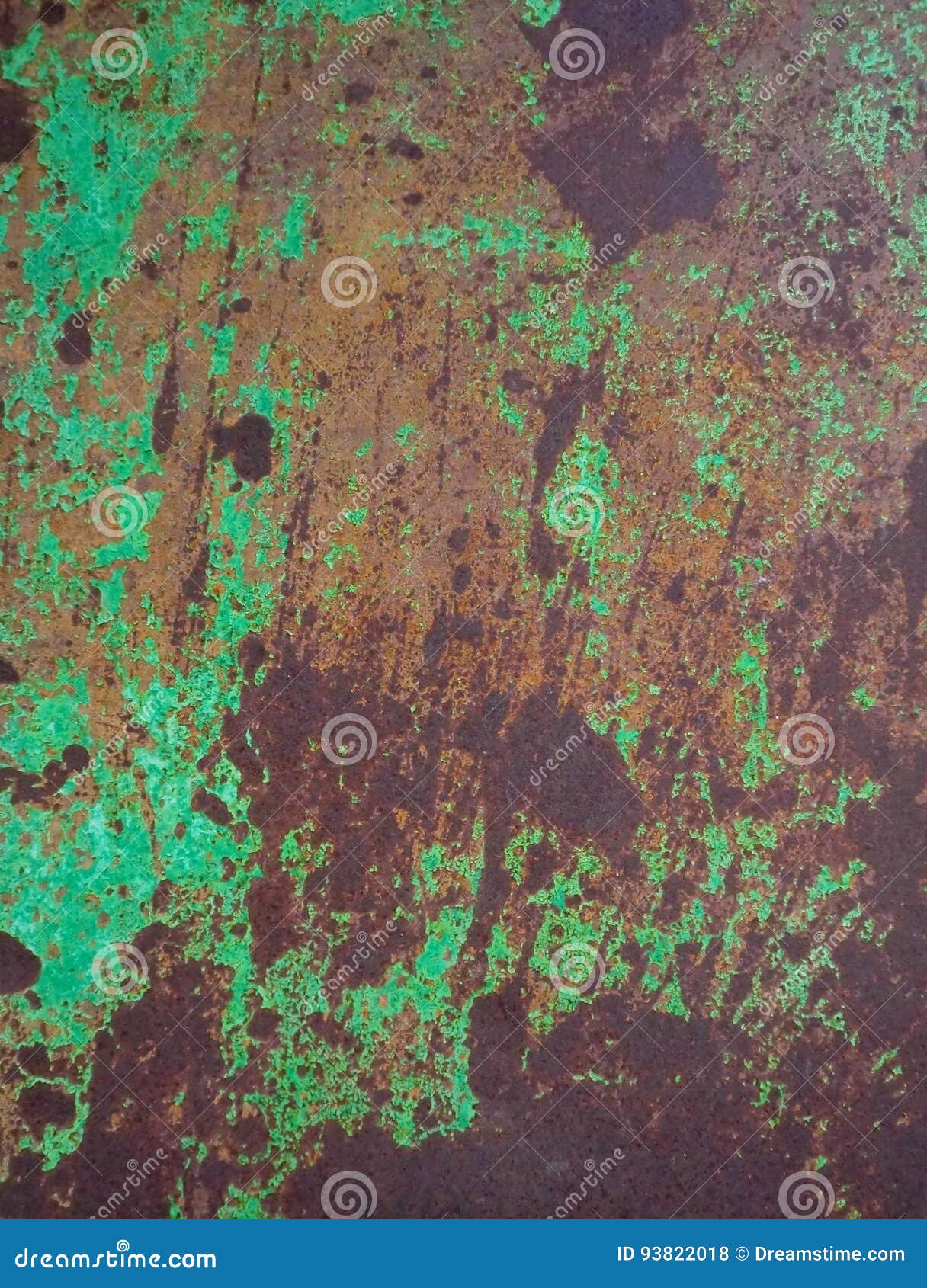 Emerald Green Dramatic Rust Texture Stock Photo - Image of chipped ...