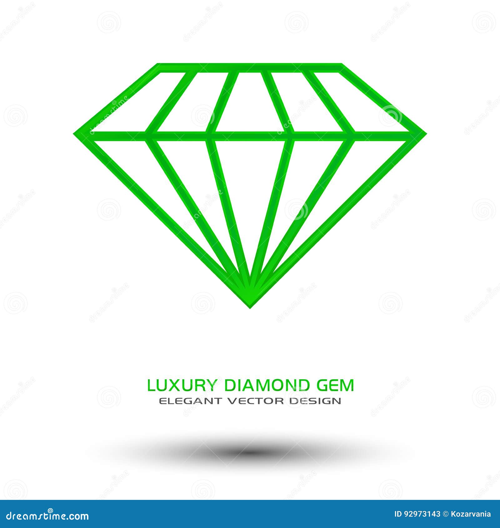 Emerald Green luxury stock vector. Illustration of elegance - 92973143