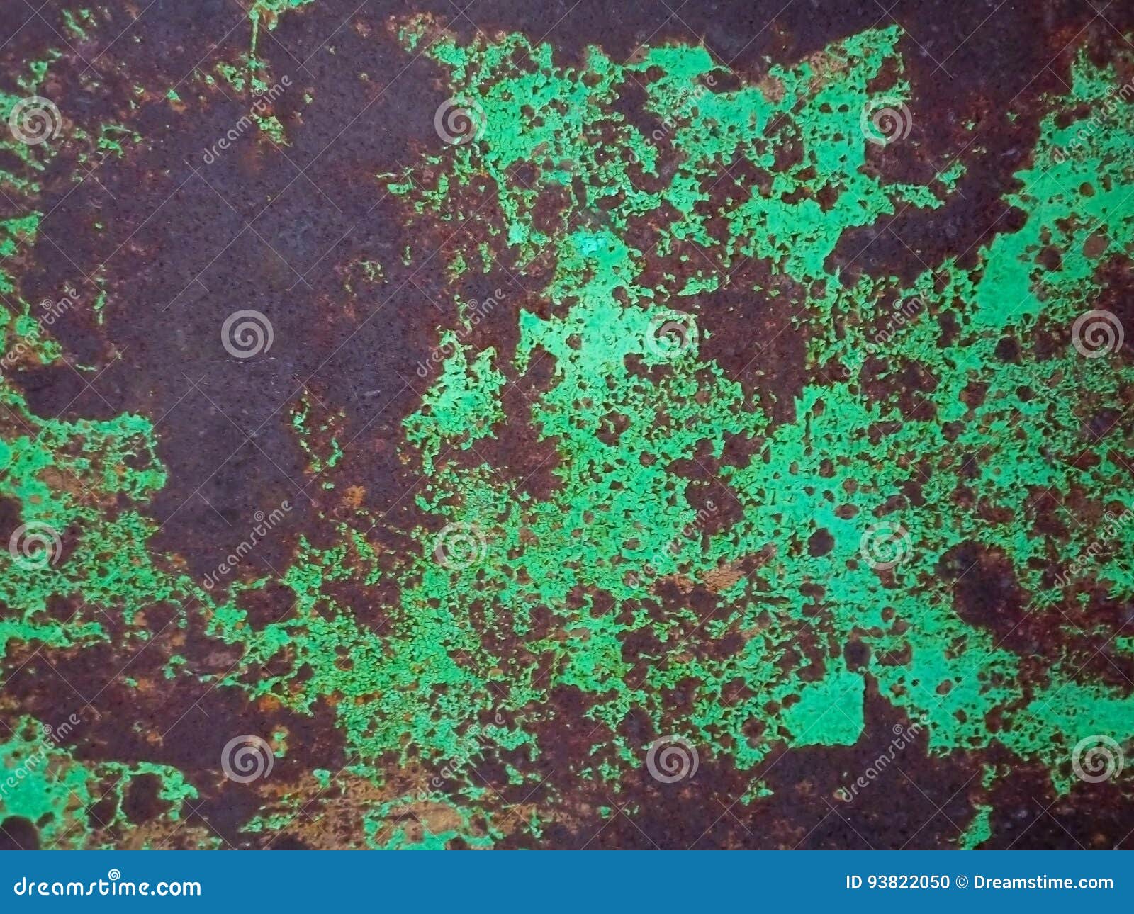 Emerald Green Paint and Rust Texture Stock Photo - Image of rust ...