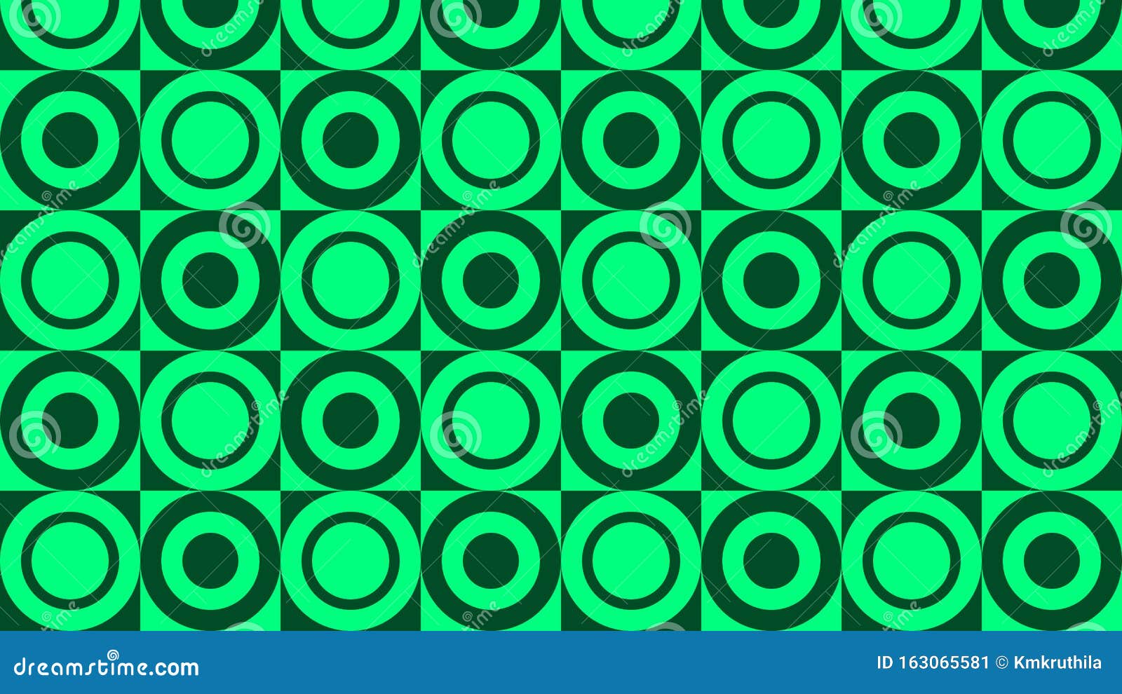 Emerald Green Seamless Circle Background Pattern Graphic Stock Vector - Illustration of swatch ...