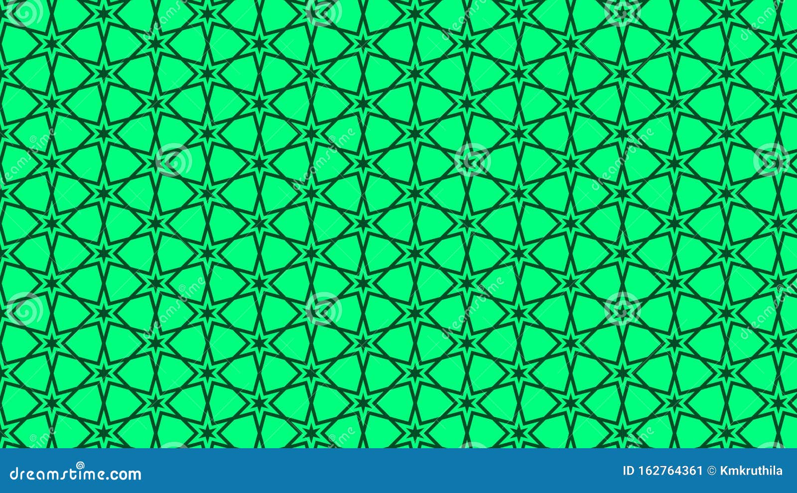 Emerald Green Star Pattern Vector Graphic Stock Vector - Illustration ...