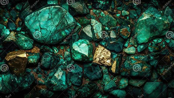 Emerald Green Stone Texture Background for Design Projects. Stock Illustration - Illustration of ...