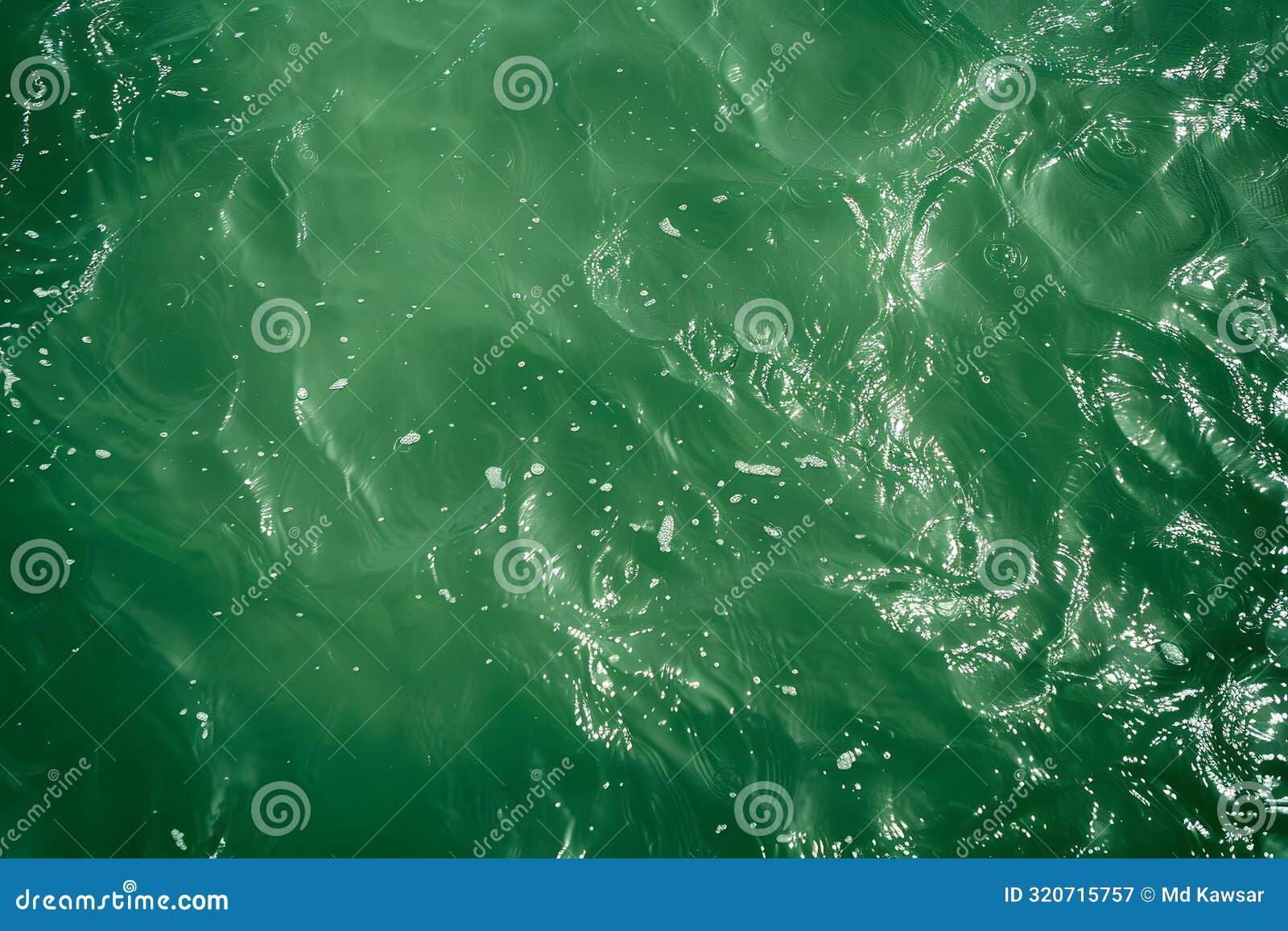 Emerald Green Water Surface Texture Stock Illustration - Illustration ...