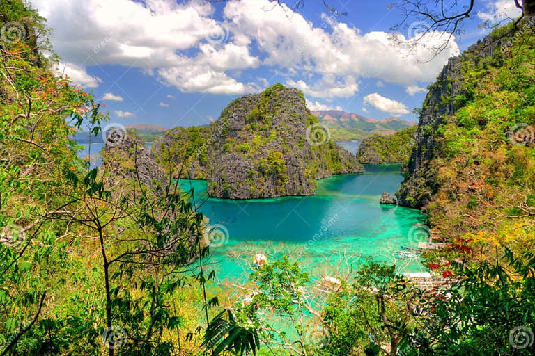 Emerald lagoon stock image. Image of coastline, nature - 8628067