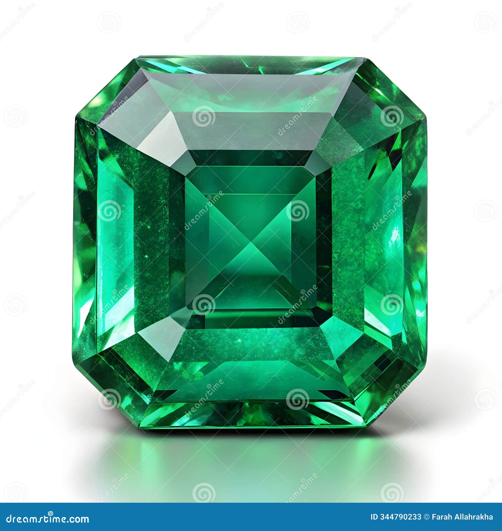 Emerald is a Precious Green Gemstone, Known for Its Vibrant Color Stock ...