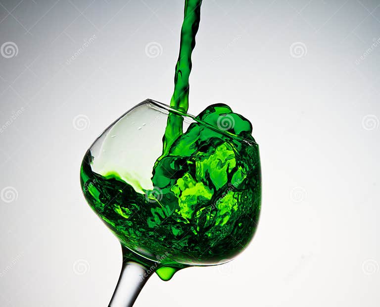 Emerald Splash stock photo. Image of stemmedglass, cocktail - 29141864