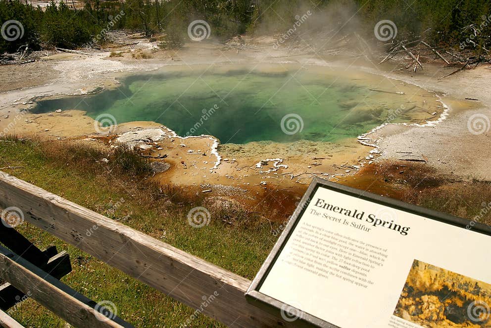 Emerald Spring stock photo. Image of colours, basin, colorful - 1820246