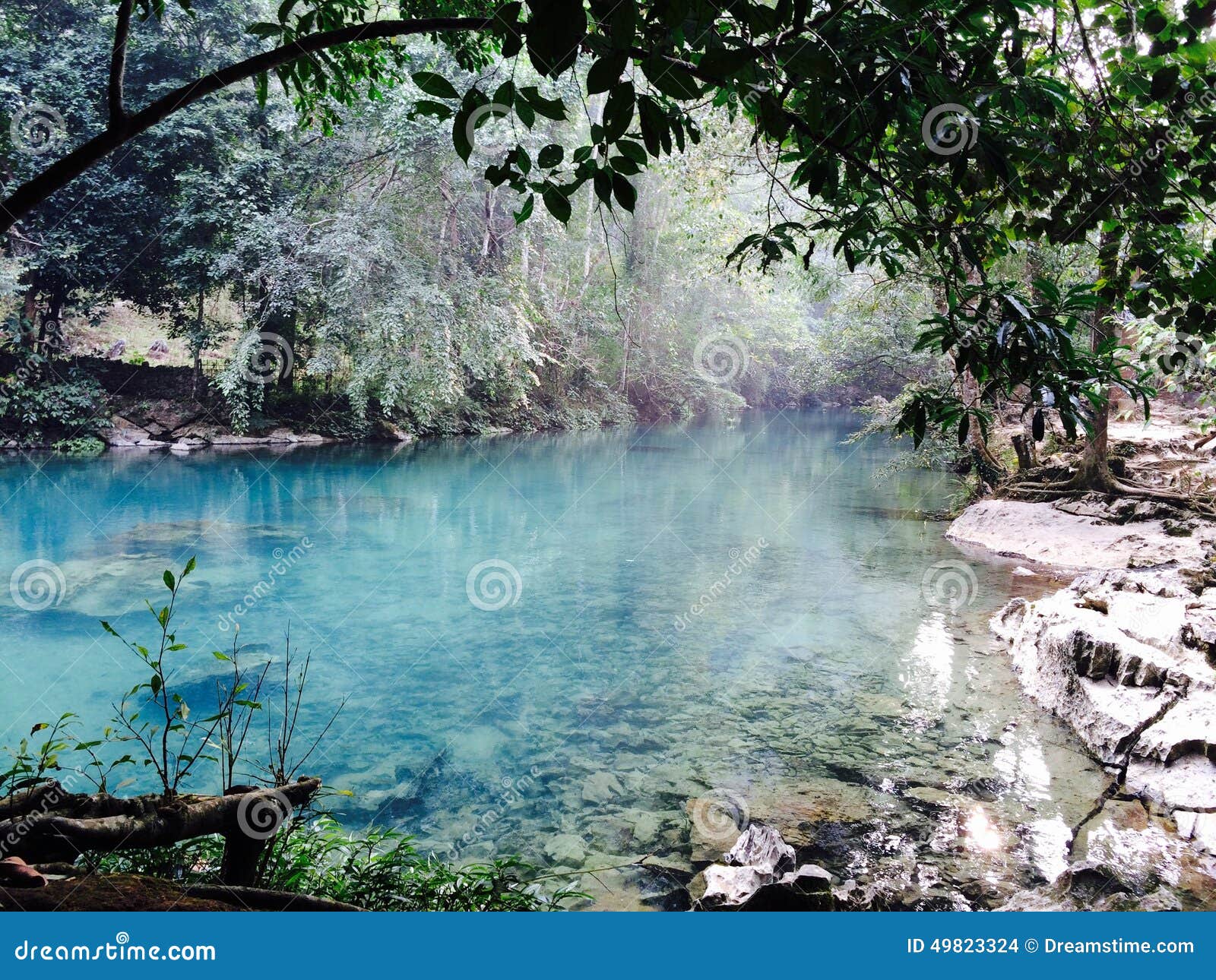 Emerald Spring stock photo. Image of thorugh, vietnamese - 49823324