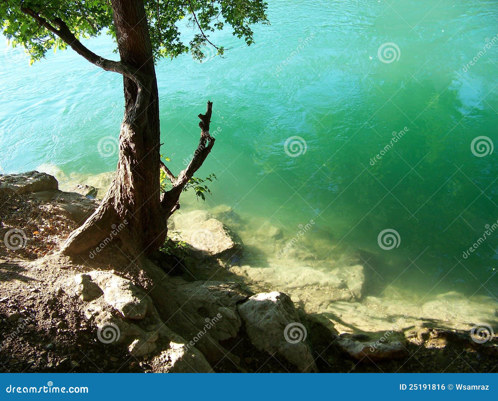 Emerald water stock photo. Image of transparency, shadow - 25191816