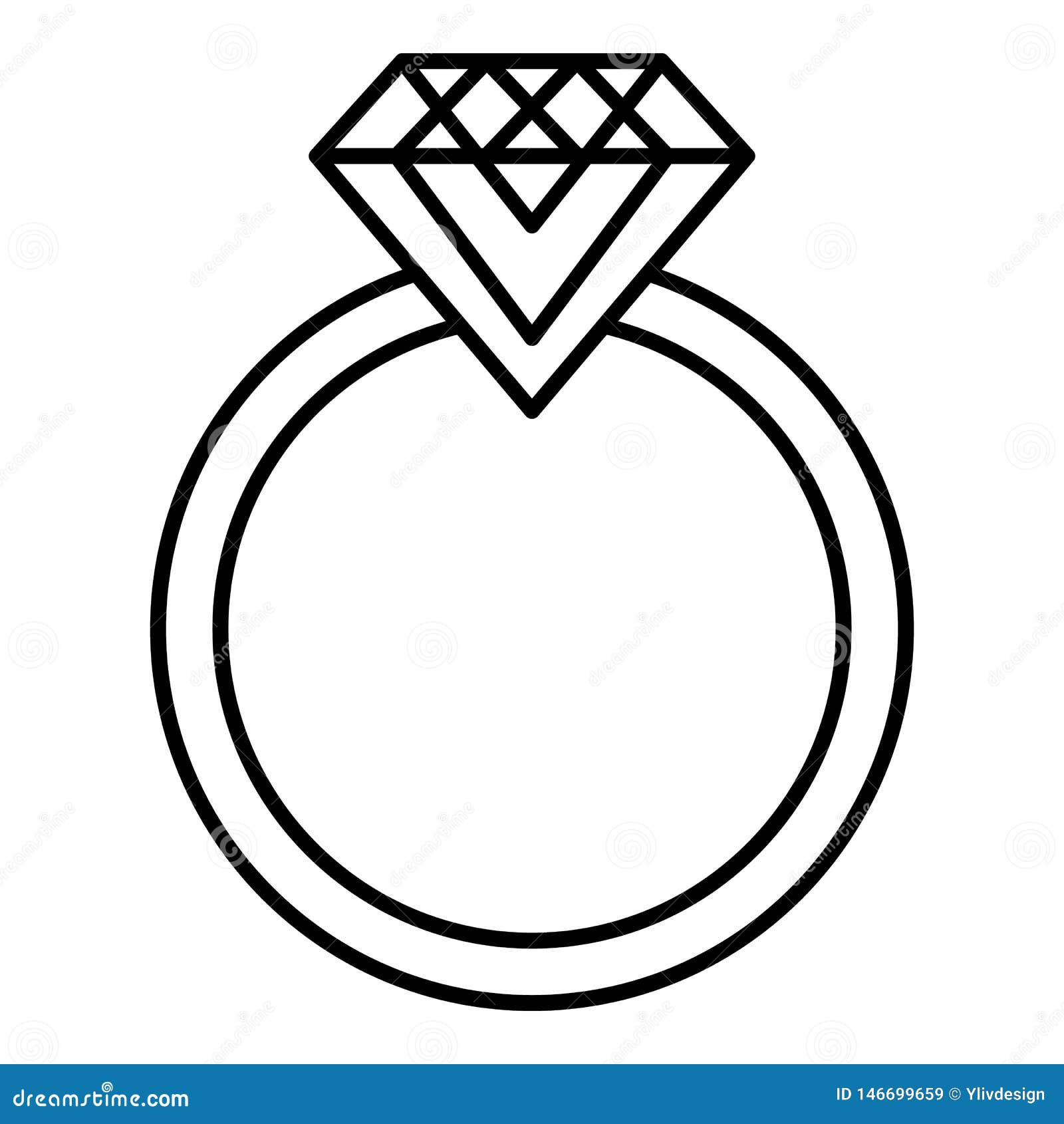 Wedding Ring Outline
